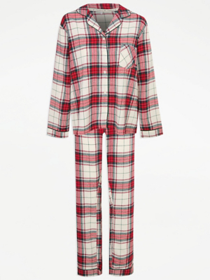 Christmas Red Checked Matching Family Womens Shirt Pyjamas | Lingerie ...