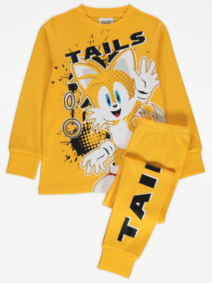 Sonic The Hedgehog Tails Long Sleeve Pyjamas | Kids | George at ASDA