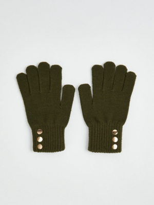 Gold Button Gloves | Women | George at ASDA