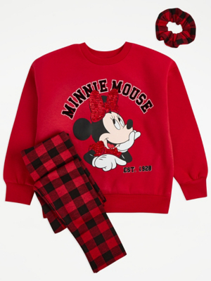 Disney Minnie Mouse Red Sequin Bow 3 Piece Outfit | Kids | George at ASDA