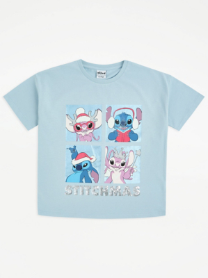 Disney Lilo and Stitch Sequin Stitchtmas T-Shirt | Kids | George at ASDA