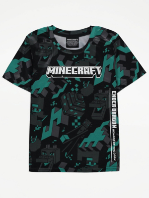Minecraft Teal Graphic T-Shirt | Kids | George at ASDA