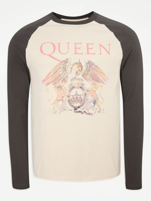 Queen Raglan Long Sleeve T-Shirt | Men | George at ASDA