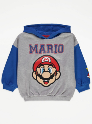 Super Mario Colour Block Hoodie | Kids | George at ASDA