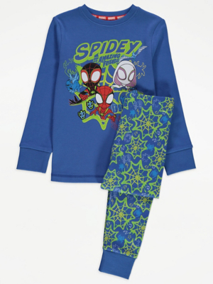 Marvel Spidey & Friends Dino-Webs Long Sleeve Pyjamas | Kids | George ...