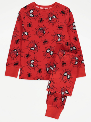 Marvel Spider-Man Red Long Sleeve Pyjamas | Kids | George at ASDA