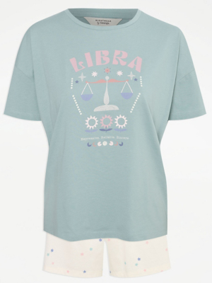 Teal Star Libra Short Pyjamas | Lingerie | George at ASDA