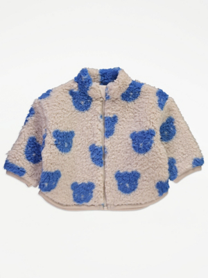 Bear Borg Fleece Jacket | Baby | George at ASDA