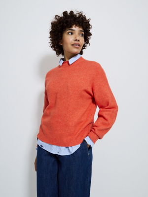 Red Crew Neck Jumper | Women | George at ASDA
