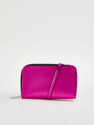 Pink Metallic Phone Holder Bag | Women | George at ASDA