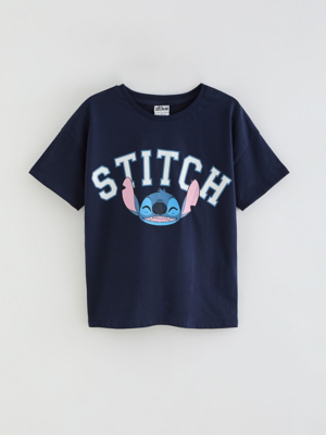 Disney Lilo and Stitch Navy T-Shirt | Kids | George at ASDA