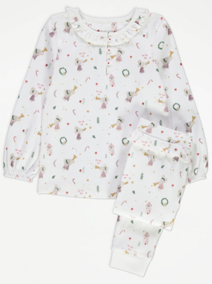 Christmas Mouse Matching Family Kids Pyjamas Gift Set | Kids | George ...