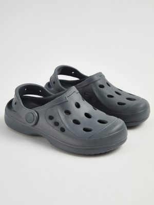 Dark Grey Clogs | Kids | George at ASDA