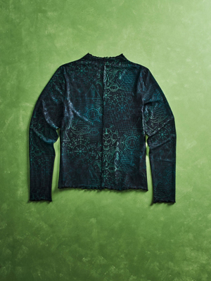 Wicked Green Mesh Long Sleeve Matching Adults Top | Women | George at ASDA