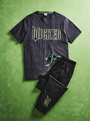 Wicked Black Short Sleeve Pyjamas | Men | George at ASDA