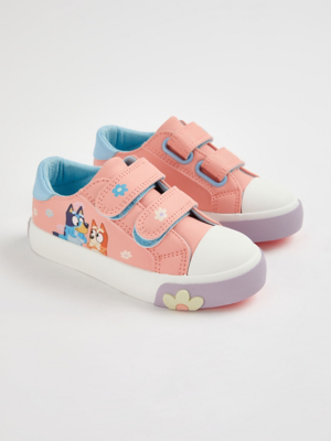 Bluey Bingo Floral Double Strap Trainers | Kids | George at ASDA
