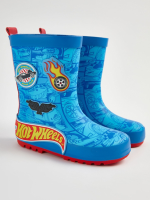 Hot Wheels Blue Badge Wellington Boots | Kids | George at ASDA