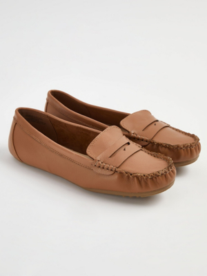 Tan Driver Loafers | Women | George at ASDA