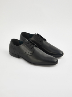 Black Leather Oxford Shoes | Men | George at ASDA