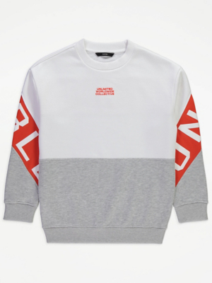 Colour Block Unlimited Worldwide Sweatshirt | Kids | George at ASDA