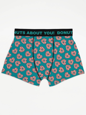 Teal Donuts About You Trunks | Men | George at ASDA