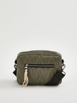 Khaki Swirl Quilted Camera Bag | Women | George at ASDA
