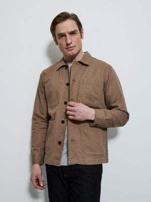 Mocha Twill Chore Pocket Jacket | Men | George at ASDA