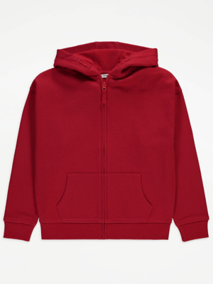 Red Zip Up Hoodie | Kids | George at ASDA