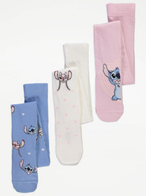 Disney Lilo & Stitch Angel Tights 3 Pack | Kids | George at ASDA