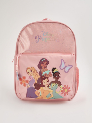 Disney Princess Pink Flower Glitter Backpack | Kids | George at ASDA
