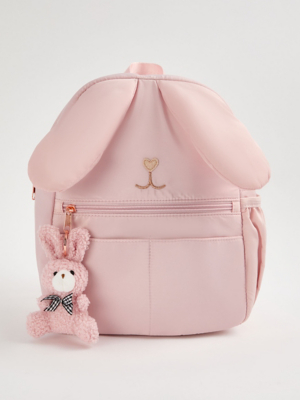 Pink Padded Bunny Ear Rucksack and Keyring | Kids | George at ASDA