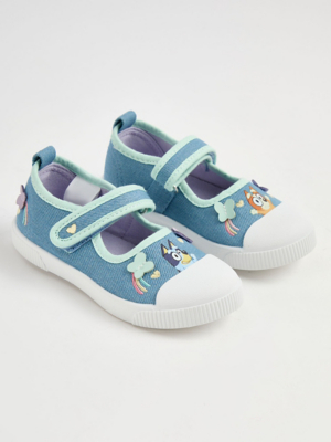 Bluey Denim Look Mary Jane Shoes | Kids | George at ASDA