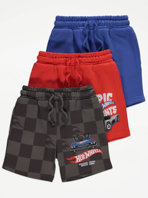 Hot Wheels Graphic Shorts 3 Pack | Kids | George at ASDA