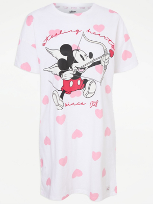 Disney Mickey Mouse Stealing Hearts Nightdress | Lingerie | George at ASDA