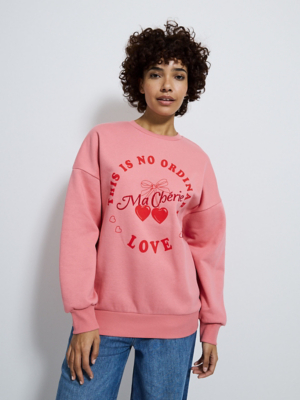 Pink Ma Cherie Cherry Love Sweatshirt | Women | George at ASDA