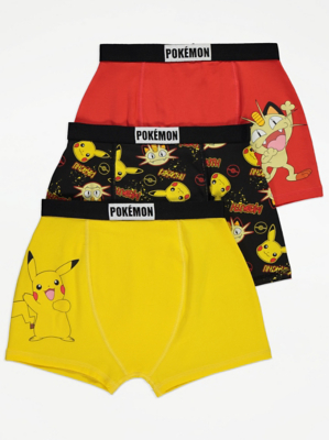 Pokémon Trunks 3 Pack | Kids | George at ASDA