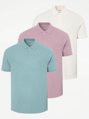 Polo Tops 3 Pack | Men | George at ASDA