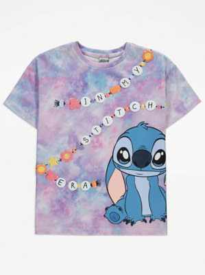 Disney Lilo & Stitch Tie Dye Bracelet T-Shirt | Kids | George at ASDA