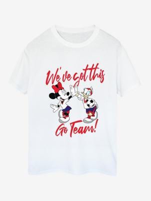 NW2 Minnie Football Team AdultWhite Printed T-Shirt | Women | George at ...