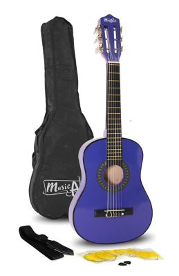 Music Alley 30 Inch Junior Acoustic Guitar - Blue | Toys & Character ...