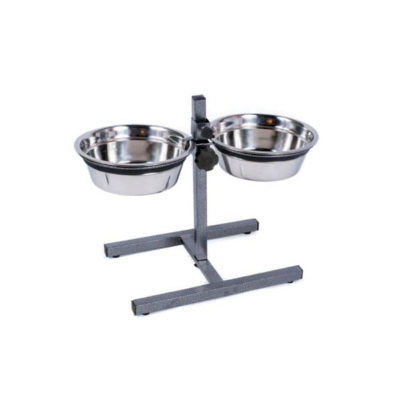 Petface Stainless Steel Adjustable Double Dog Diner Set | Home | George ...