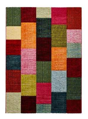 Think Rugs Brooklyn Patchwork Carved Rug | Home | George at ASDA