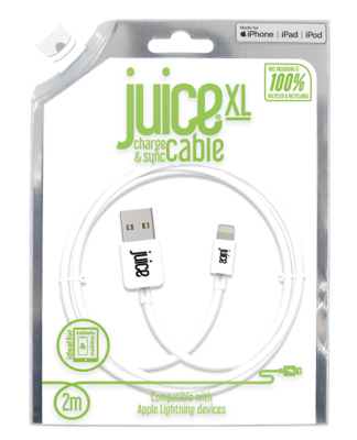 Juice Lightning Cable - White 2m | Mobile Phone Accessories | George at ...