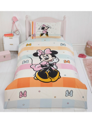 Disney Minnie Mouse Reversible Single Duvet Set | Home | George at ASDA