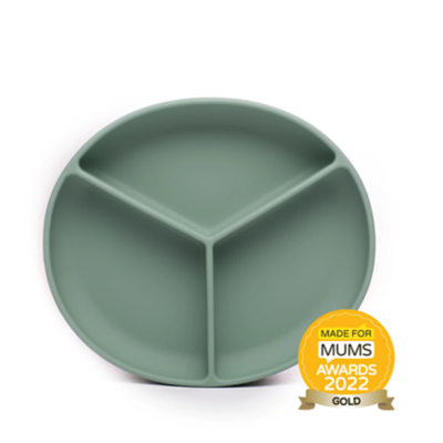 Pippeta Meadow Green Section Plate | Baby | George at ASDA
