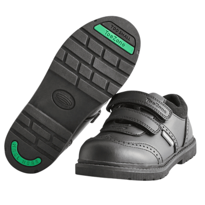 ToeZone Black Evan Smart Brogue Boys School Shoes | Kids | George at ASDA