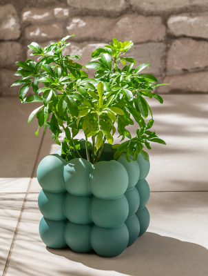 Turquoise Ombré Bubble Planter | Outdoor & Garden | George at ASDA