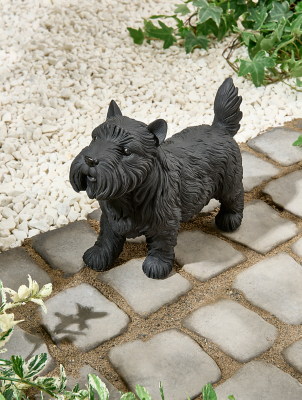 Charcoal Dog Outdoor Ornament | Outdoor & Garden | George at ASDA