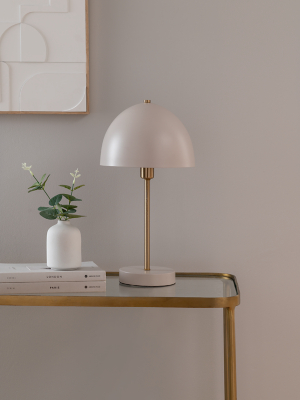 Grey Bauhaus Metal Dome Table Lamp | Home | George at ASDA
