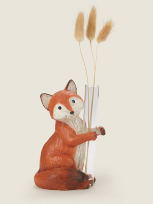 Resin Fox with Bunny Tails | Home | George at ASDA